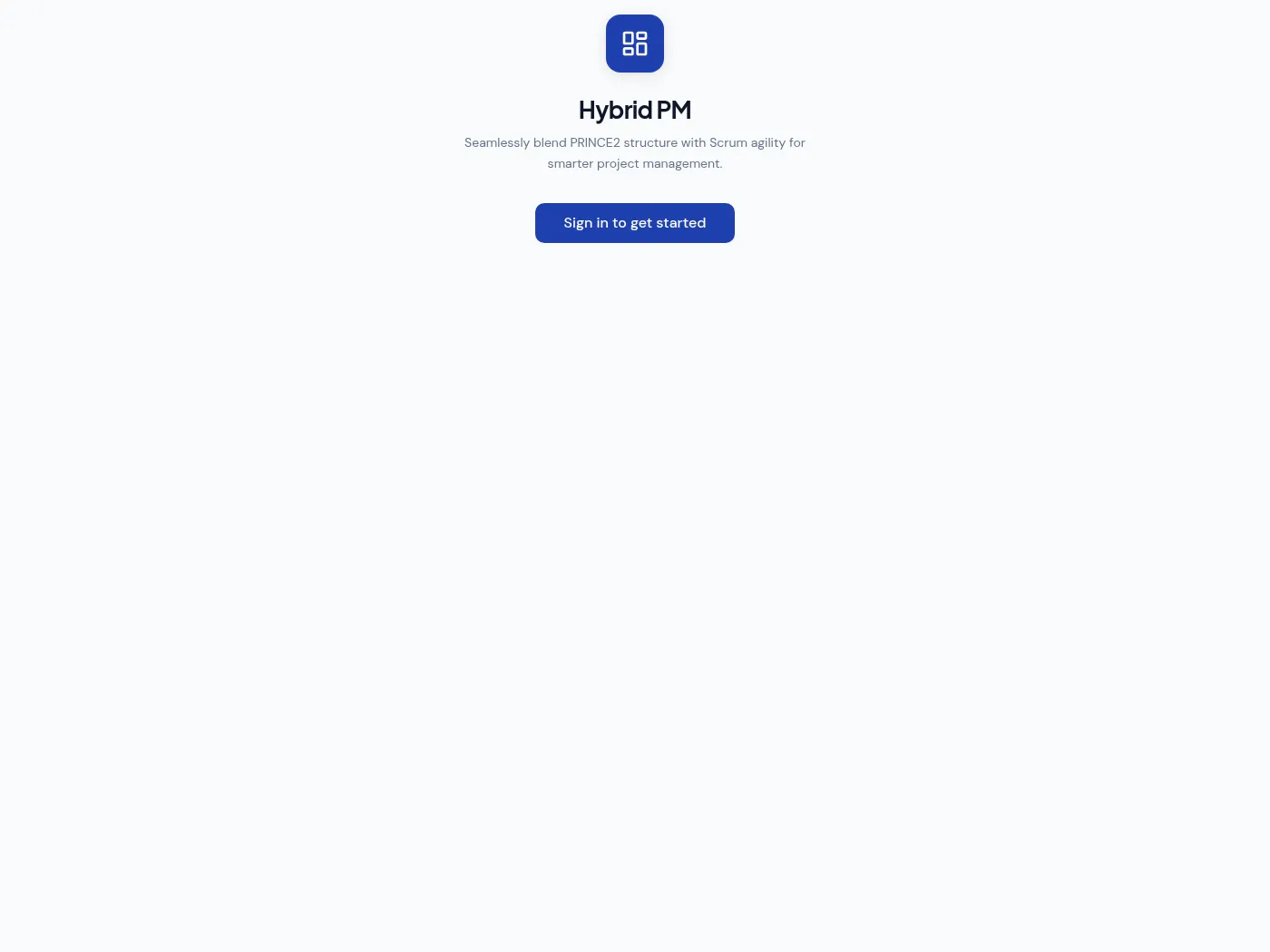 Hybrid Project Manager
