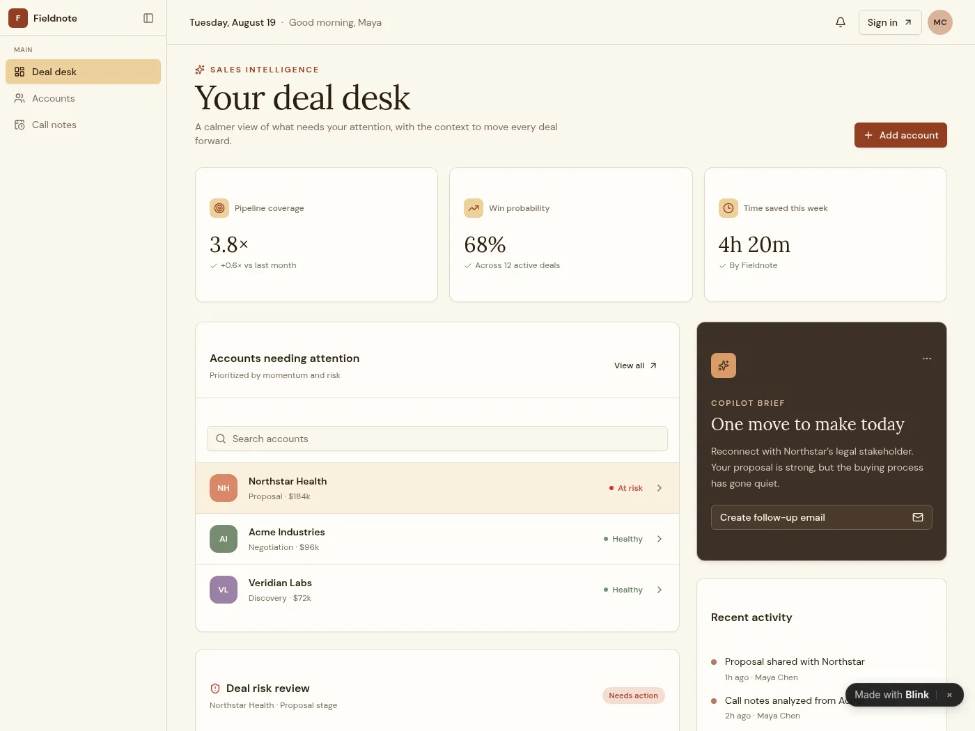 AI Sales Copilot