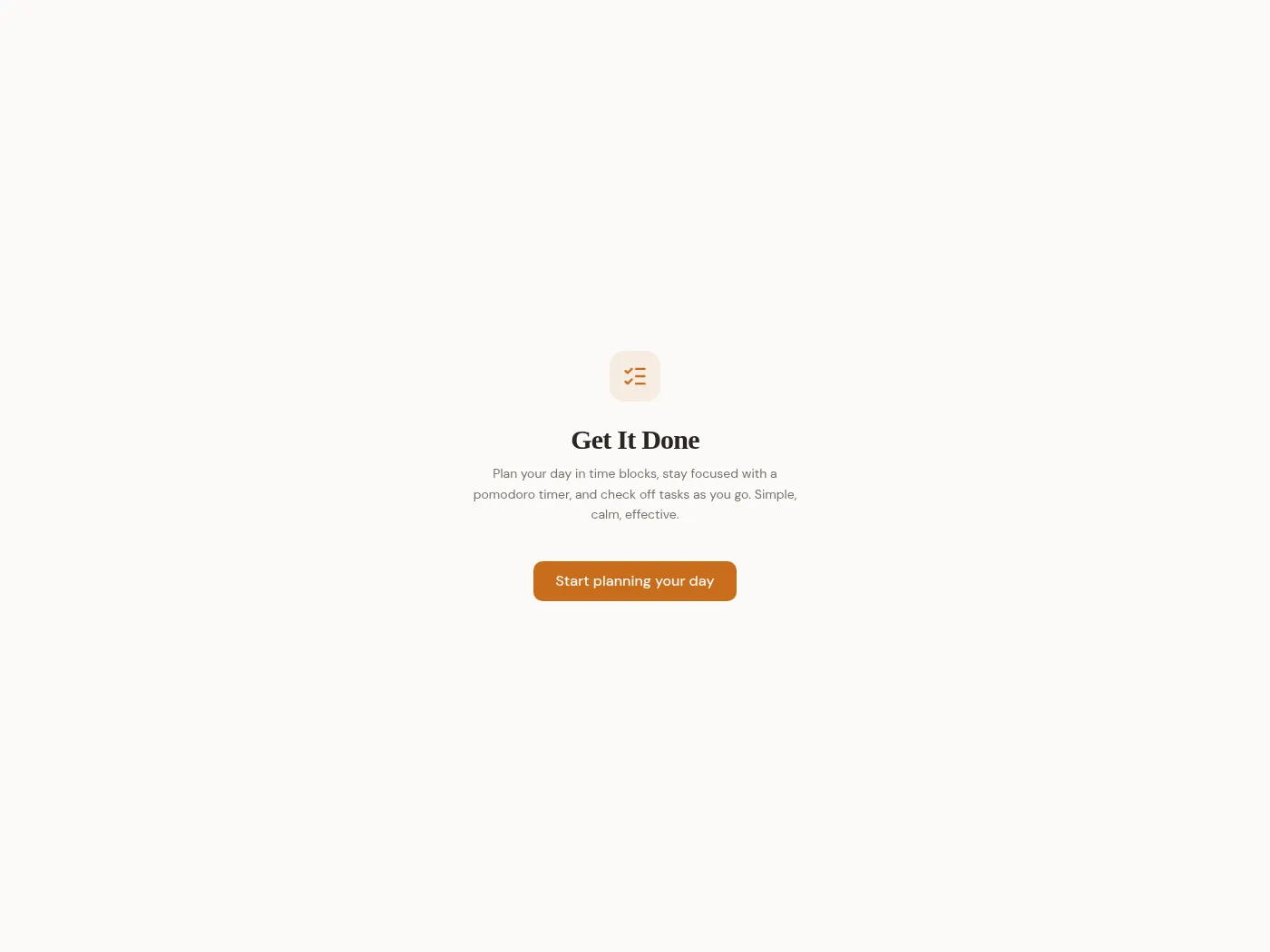 GetItDone App