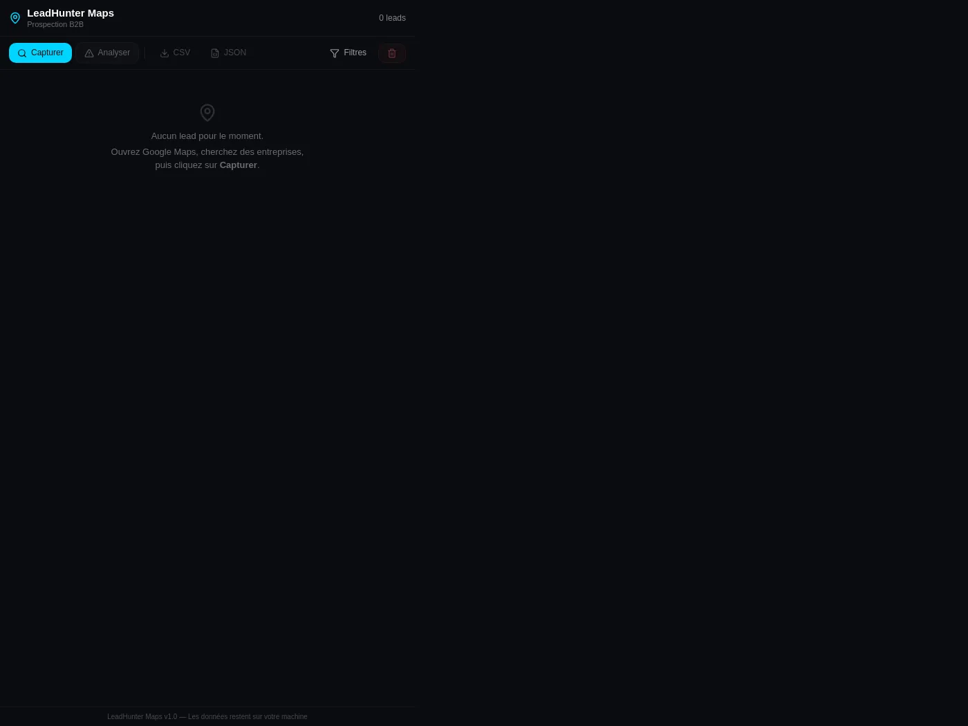 LeadHunter Maps Extension