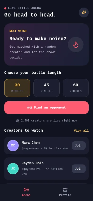 Live Battle Arena