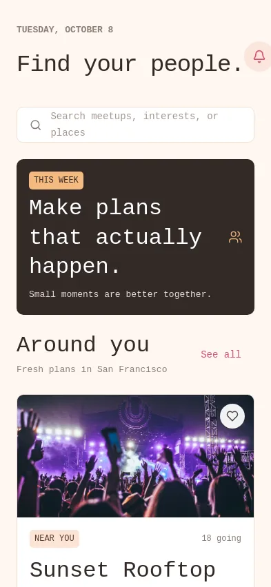 MeetUp Social