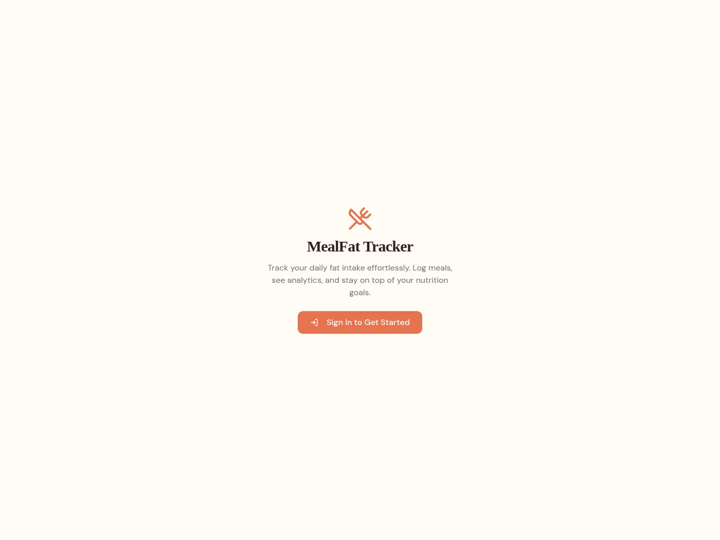 MealFat Tracker