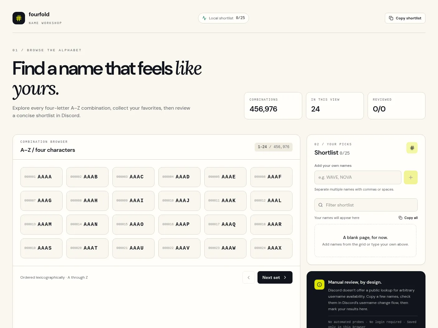 Discord Username Finder