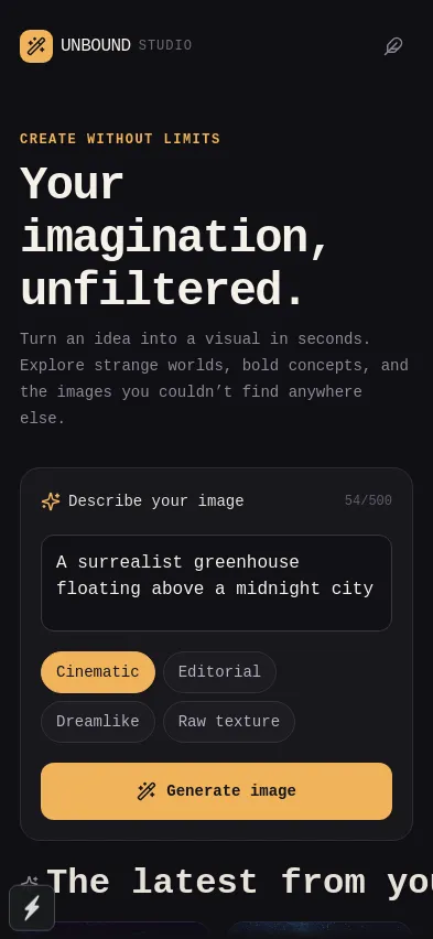 Uncensored AI Art Studio