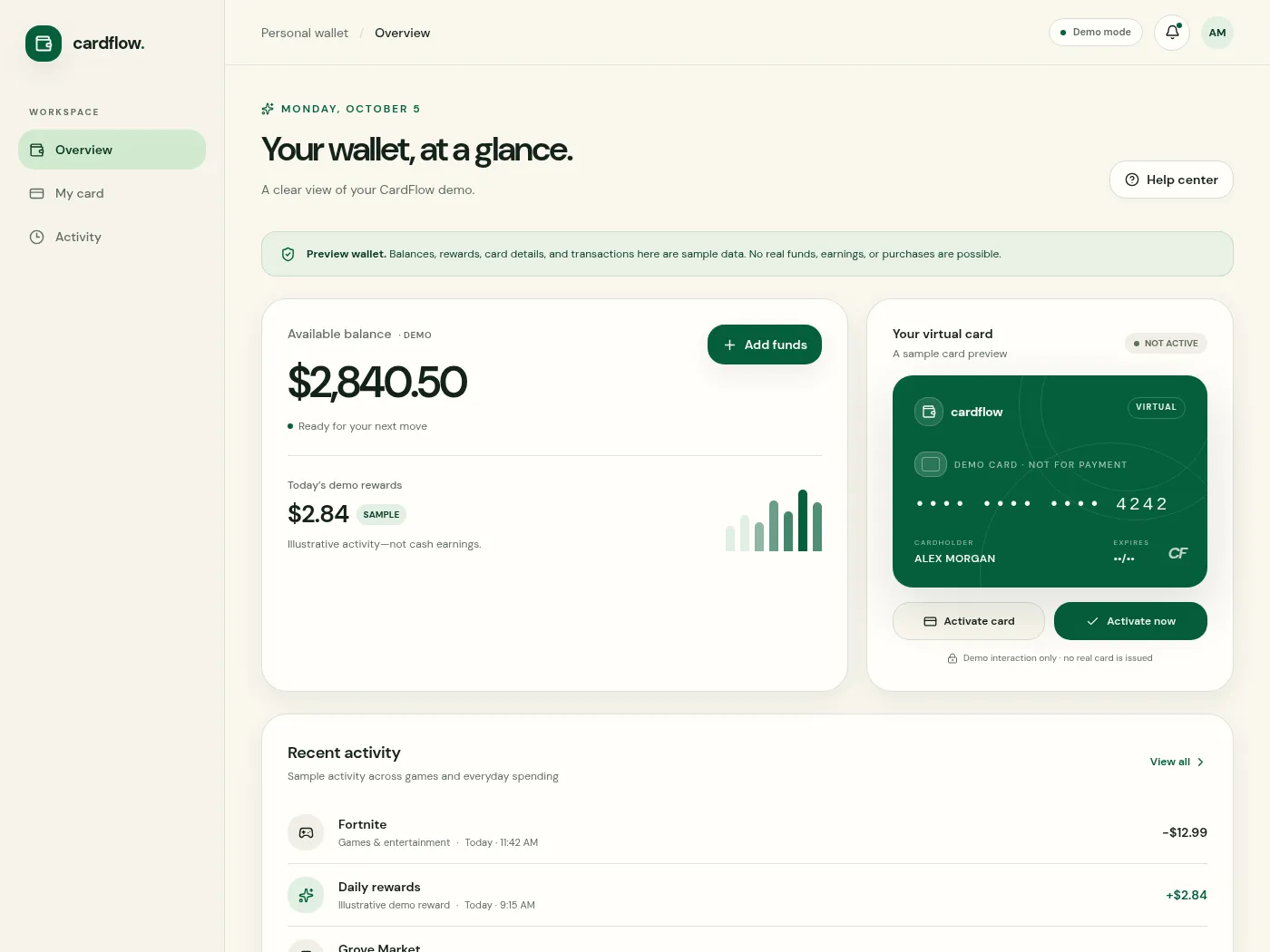 CardFlow Wallet