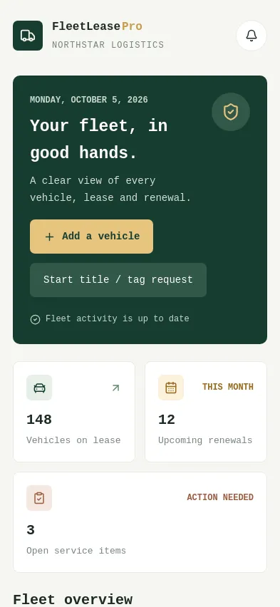 FleetLease Pro