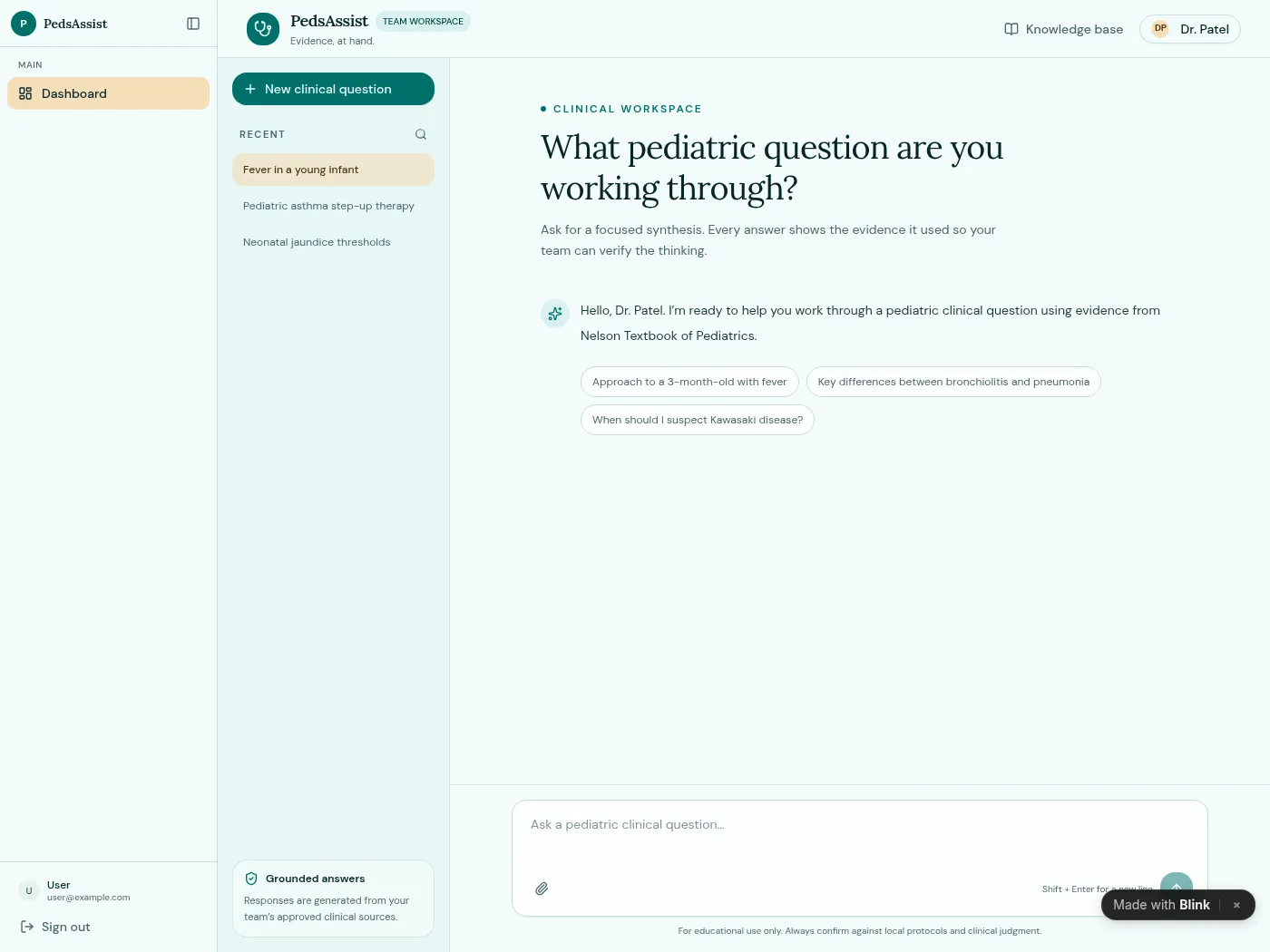 PedsAssist AI PWA