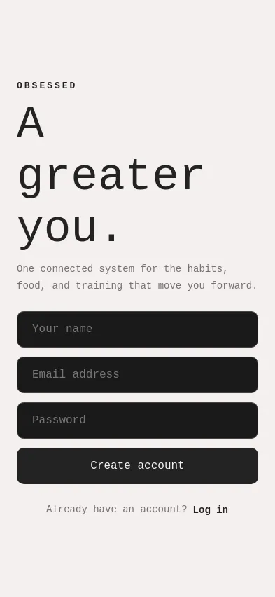 Obsessed: Health & Fitness App