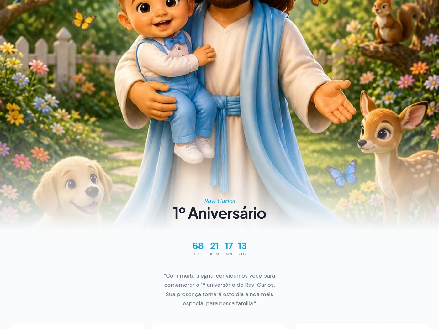 Ravi's 1st Birthday Invite