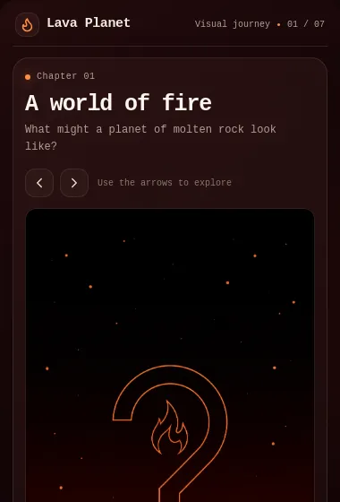 Lava Planet Visualizer