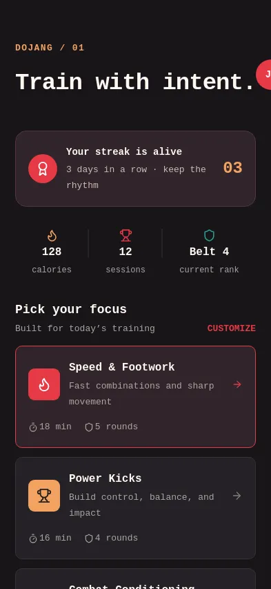 Taekwondo Trainer App