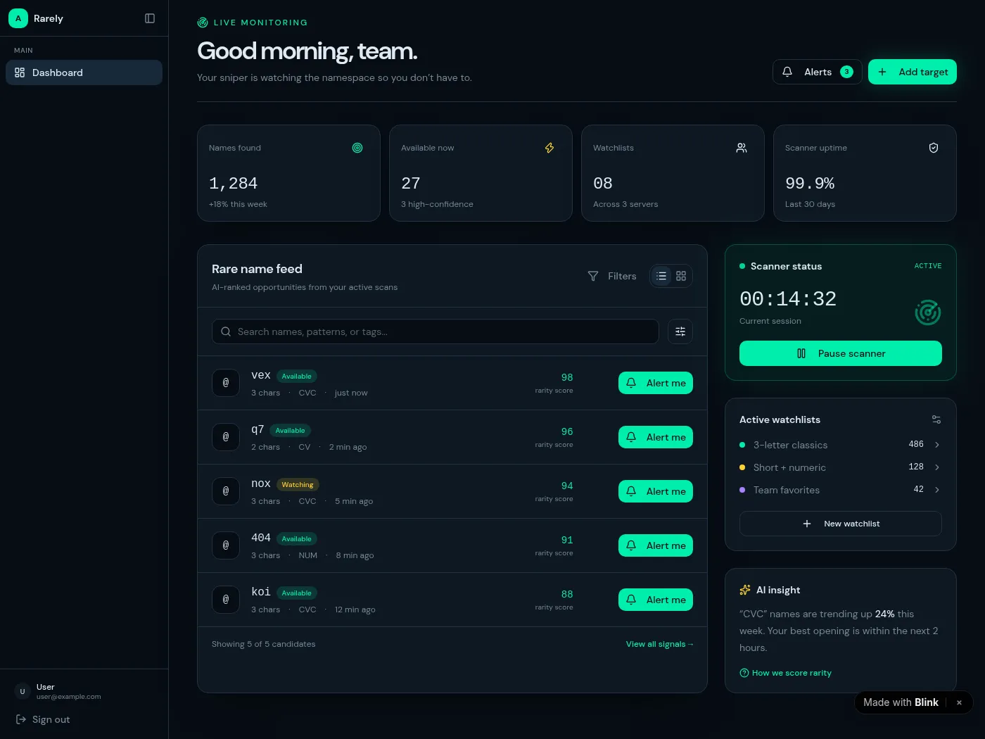 AI Discord Name Sniper