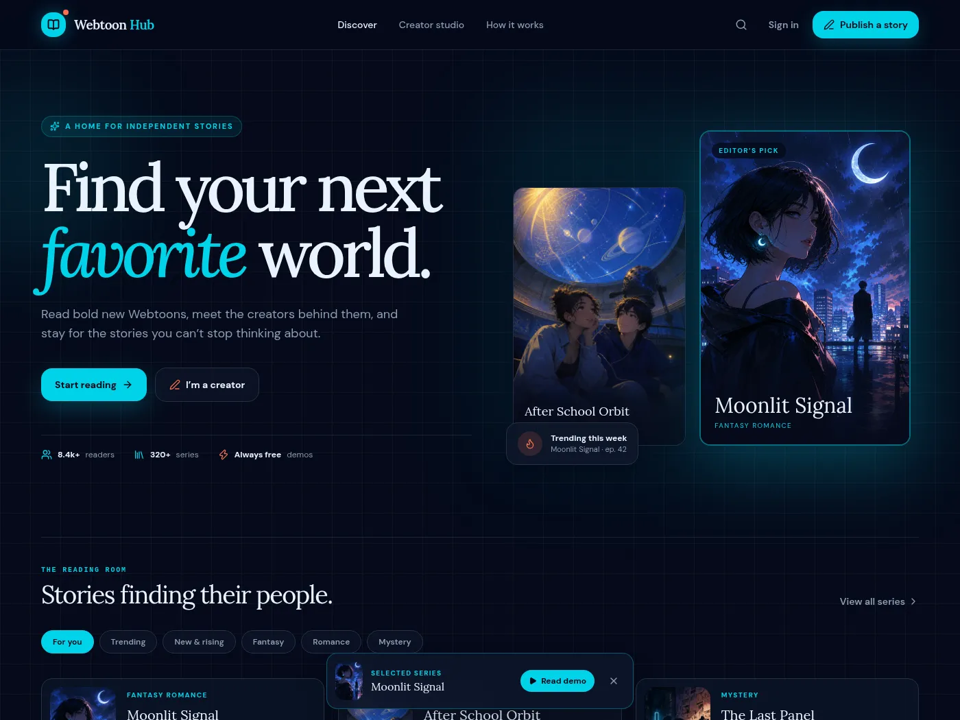 Webtoon Hub