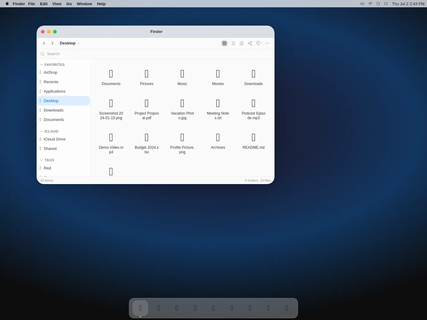 MacOS Web Simulator