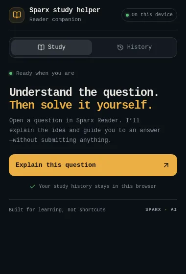 Sparx AI Study Helper