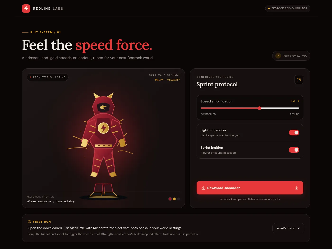 Flash Speedster Mod