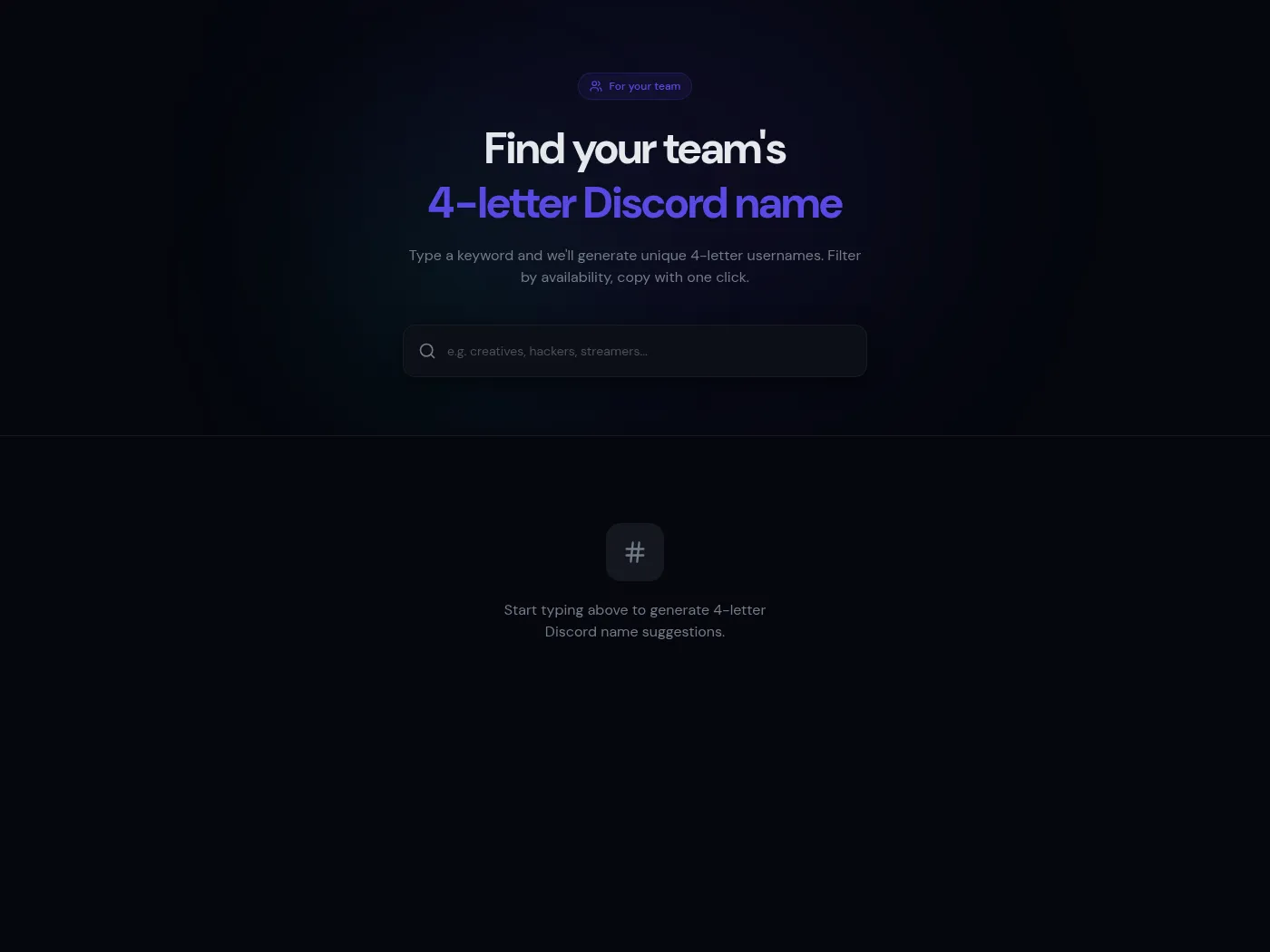 Discord Name Finder
