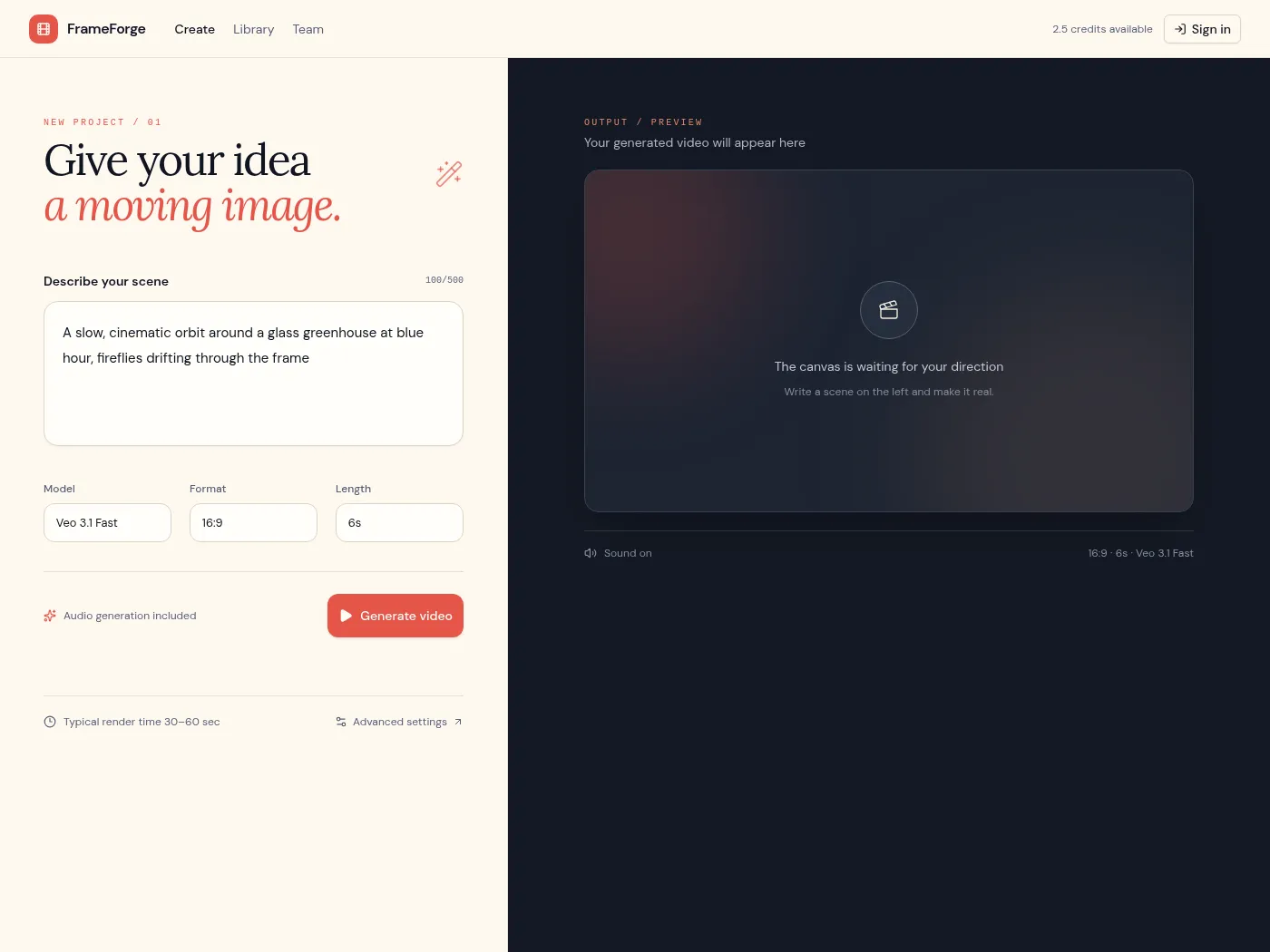 Instant Video Creator