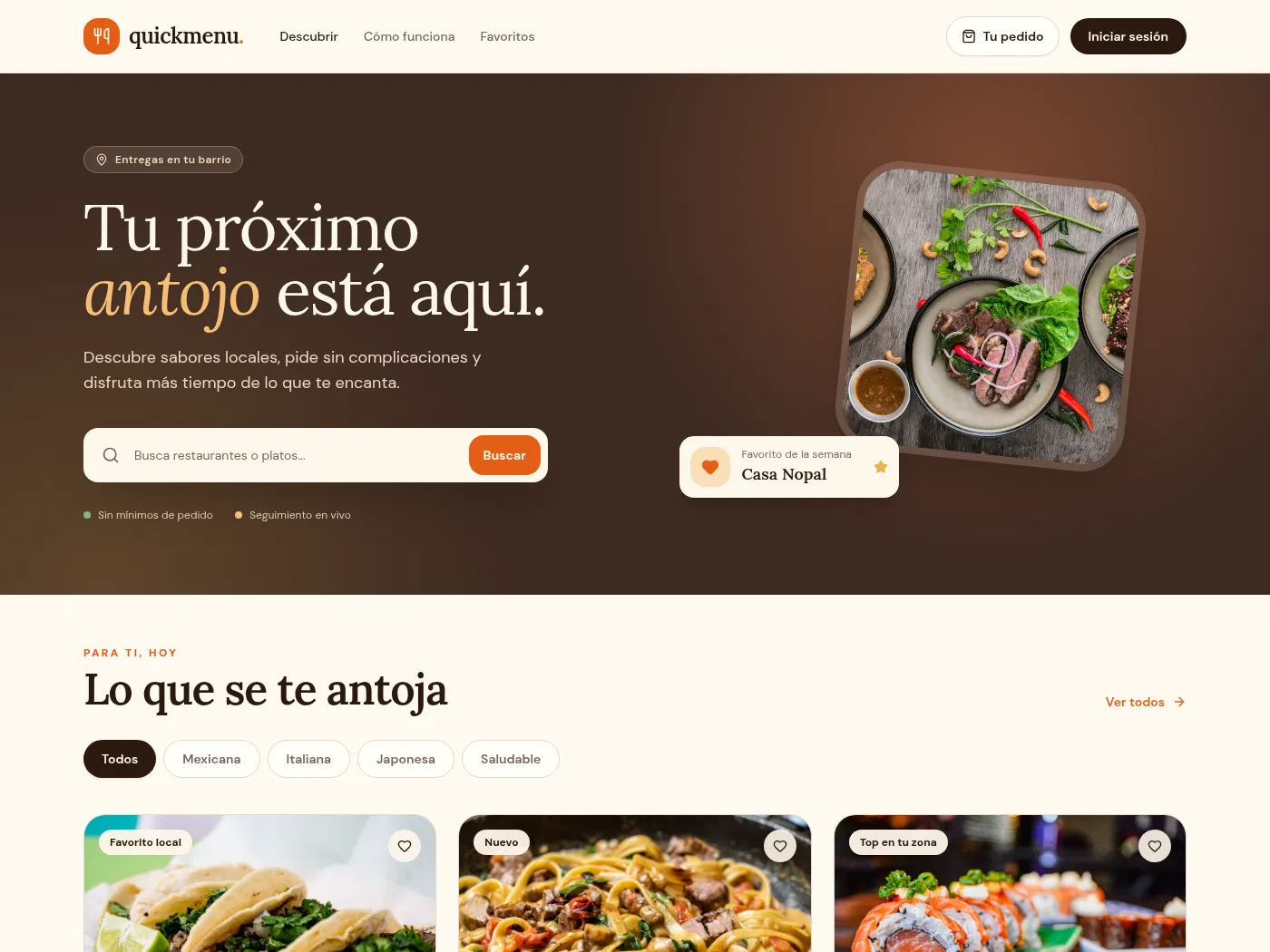 QuickMenu Eats