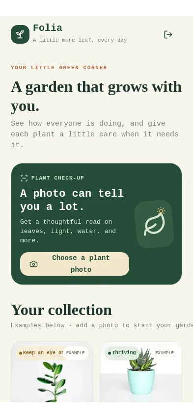 Plant Health AI Tracker
