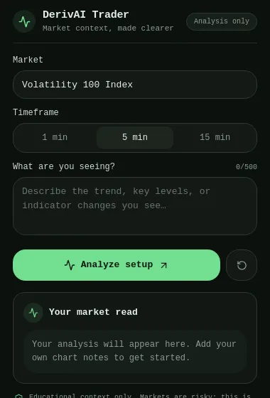 DerivAI Trader