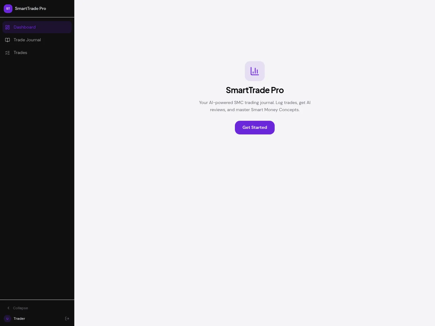 SmartTrade Pro Dashboard