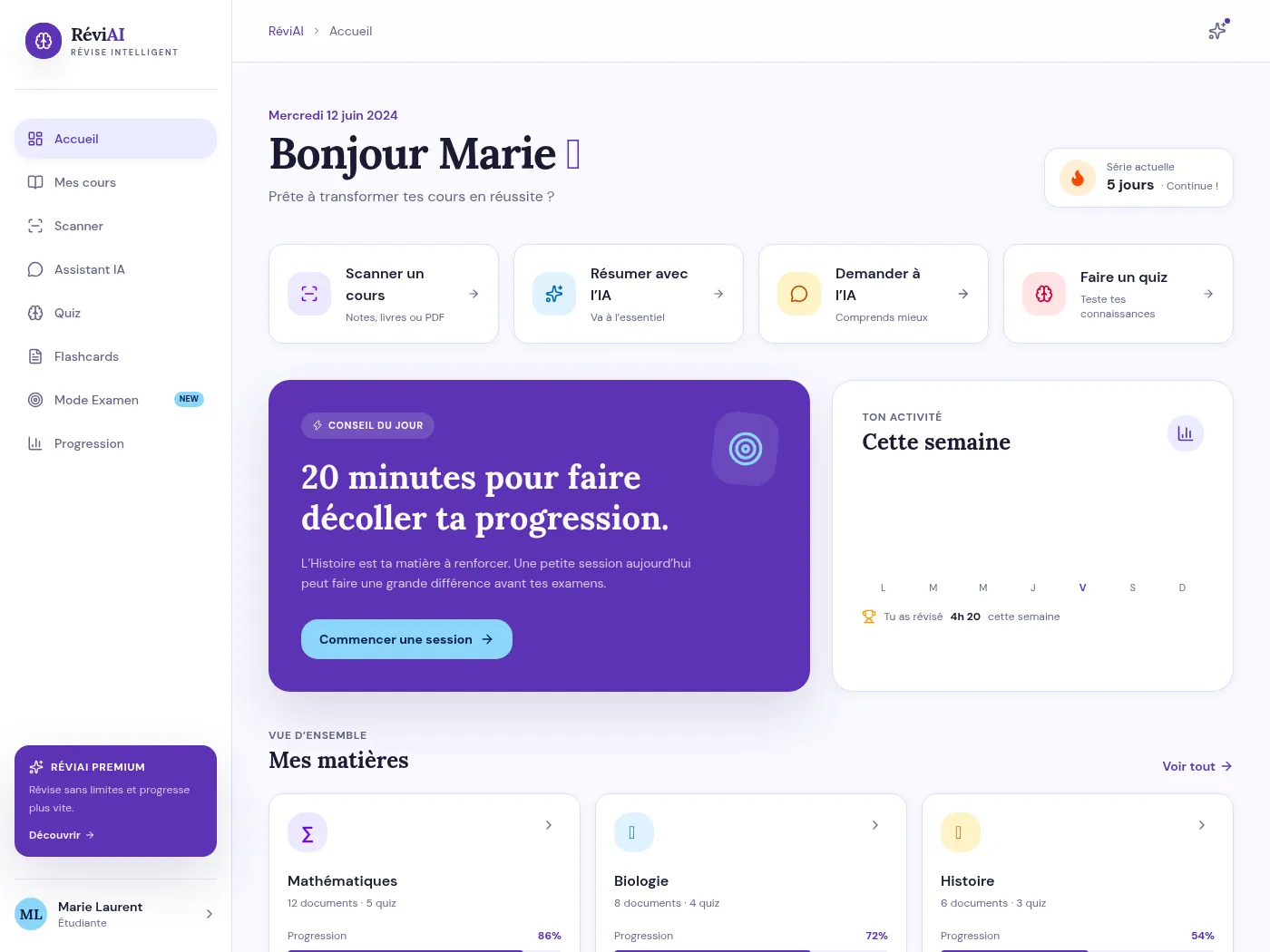RéviAI Study Platform