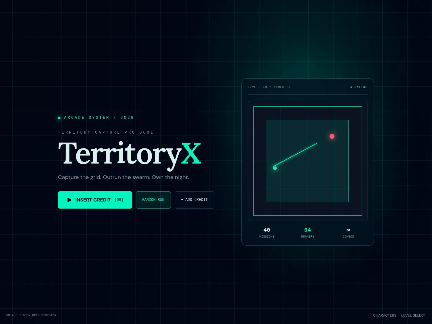 TerritoryX Arcade Game