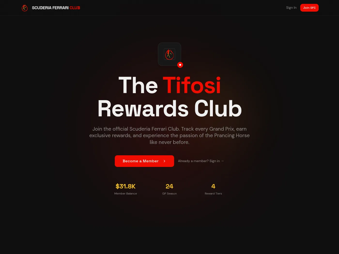SFC Fan Rewards Platform