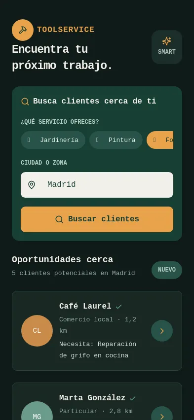 Toolservice Match App