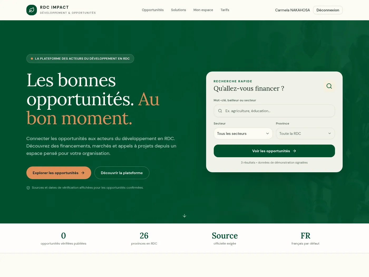 RDC Impact Platform