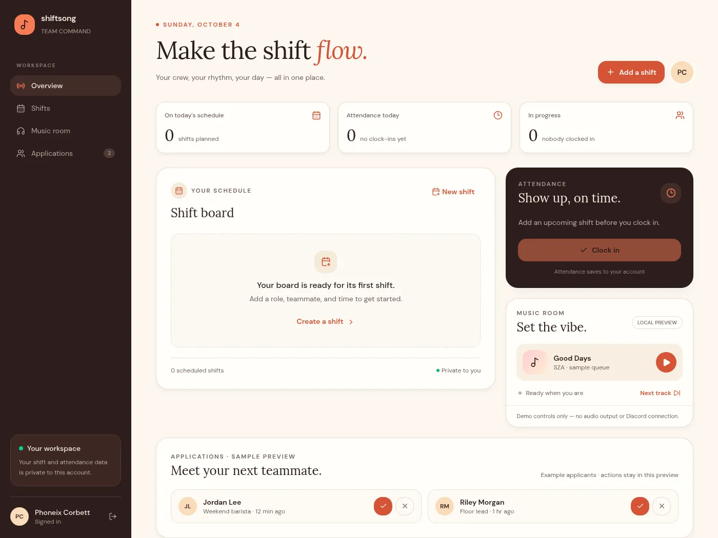 ShiftSong Bot Suite