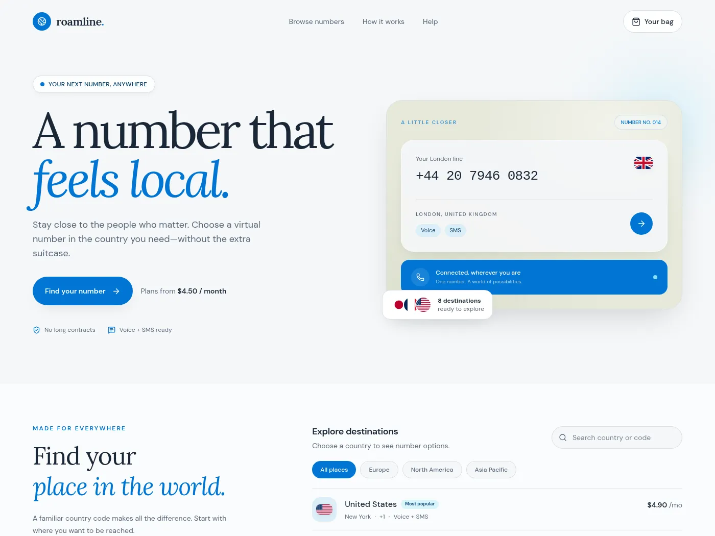 Global Number Store