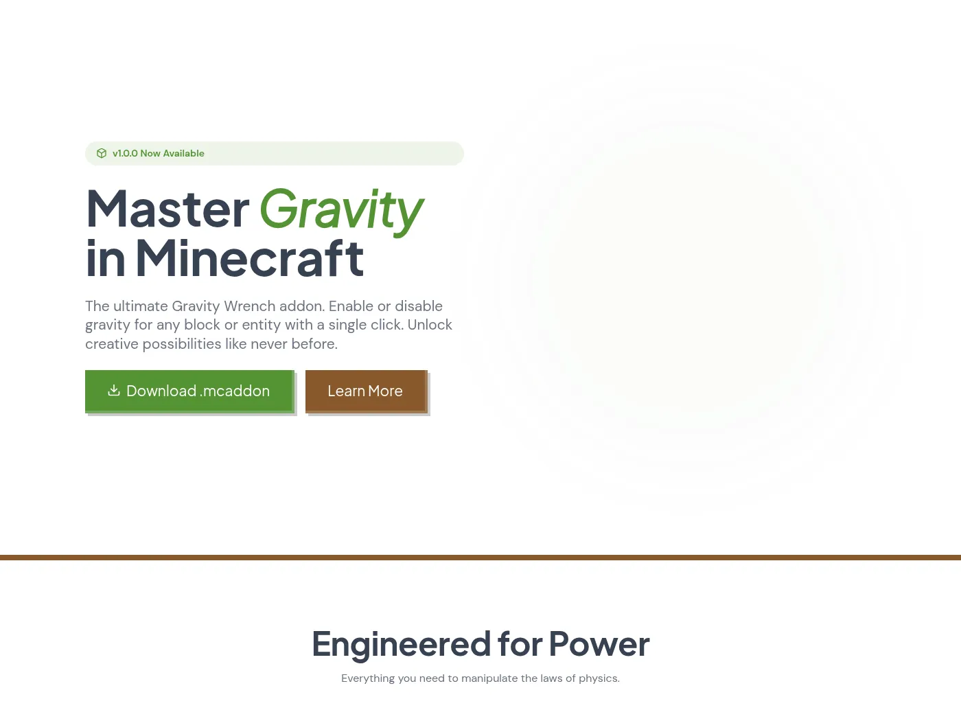 Minecraft Gravity Wrench
