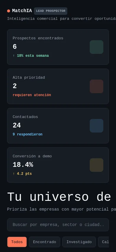 MatchIA Lead Prospector