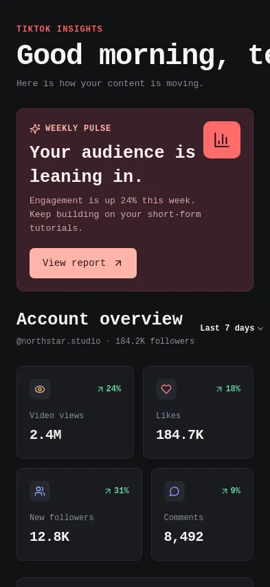 TikTok Insights Pro