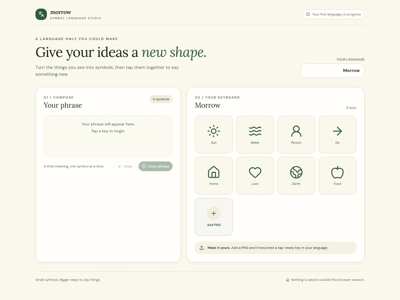 Symbolic Language Maker