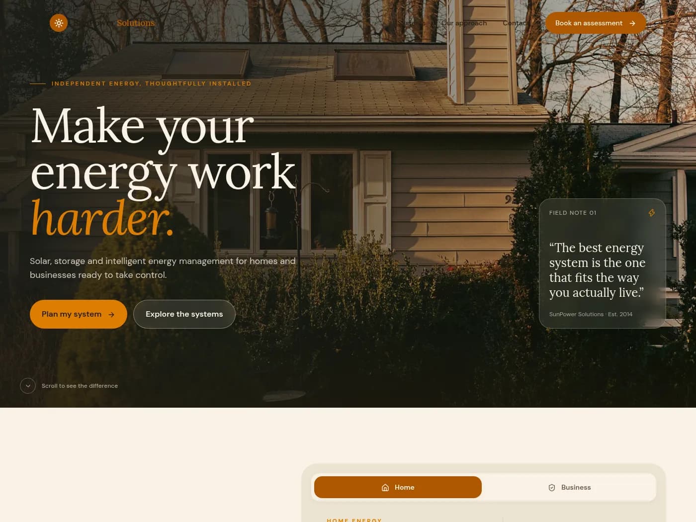 SunPower Solutions Site
