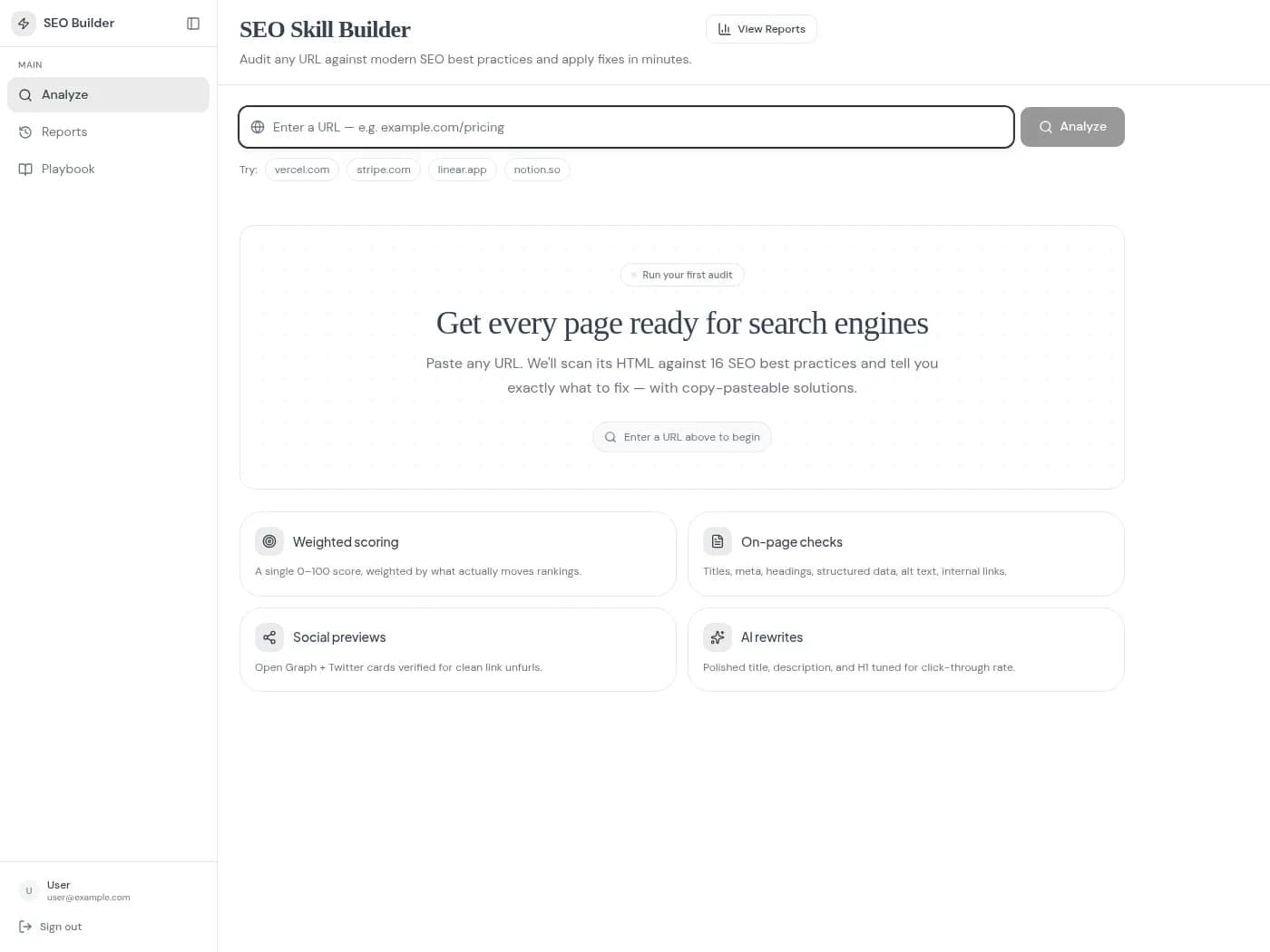 SEO Skill Builder