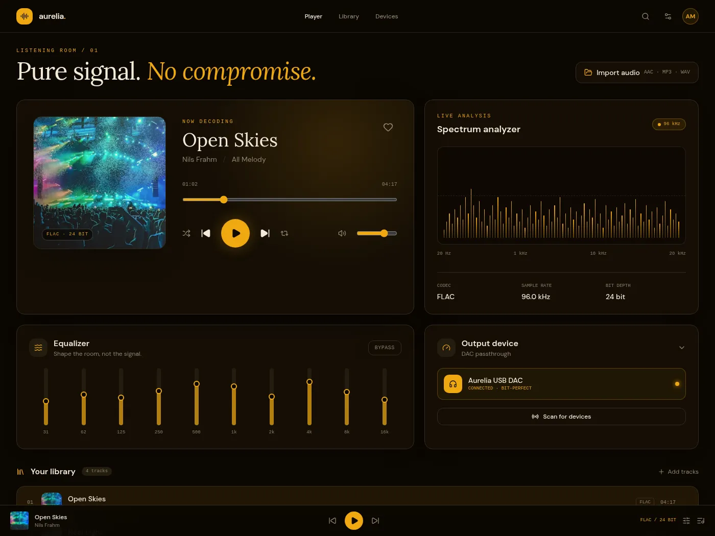 Hi-Res Music Player