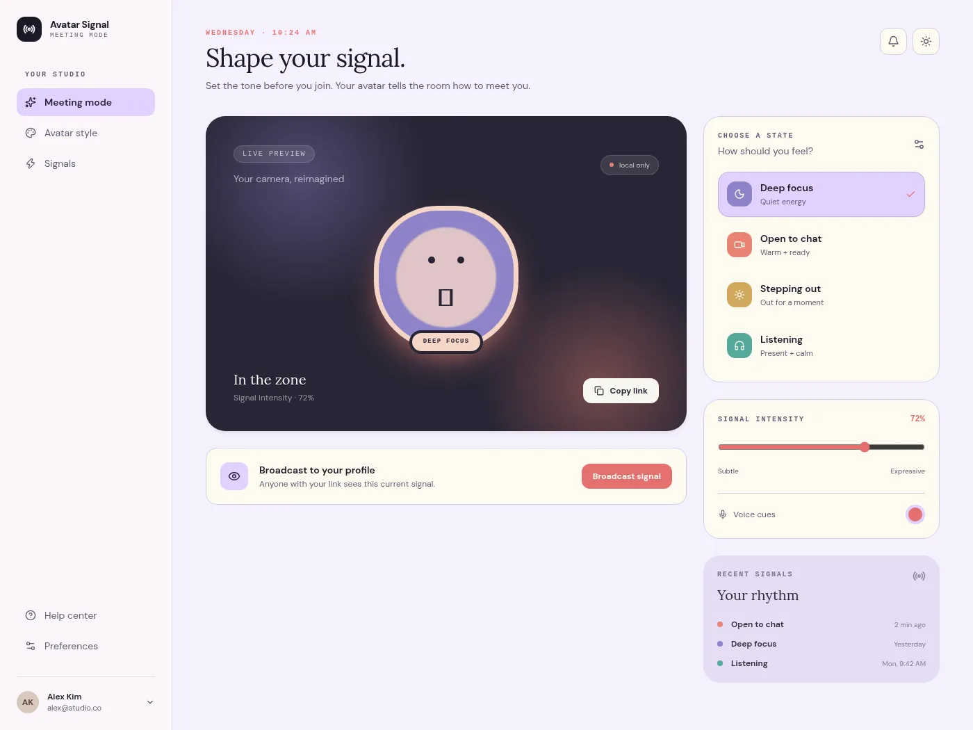 Avatar Signal