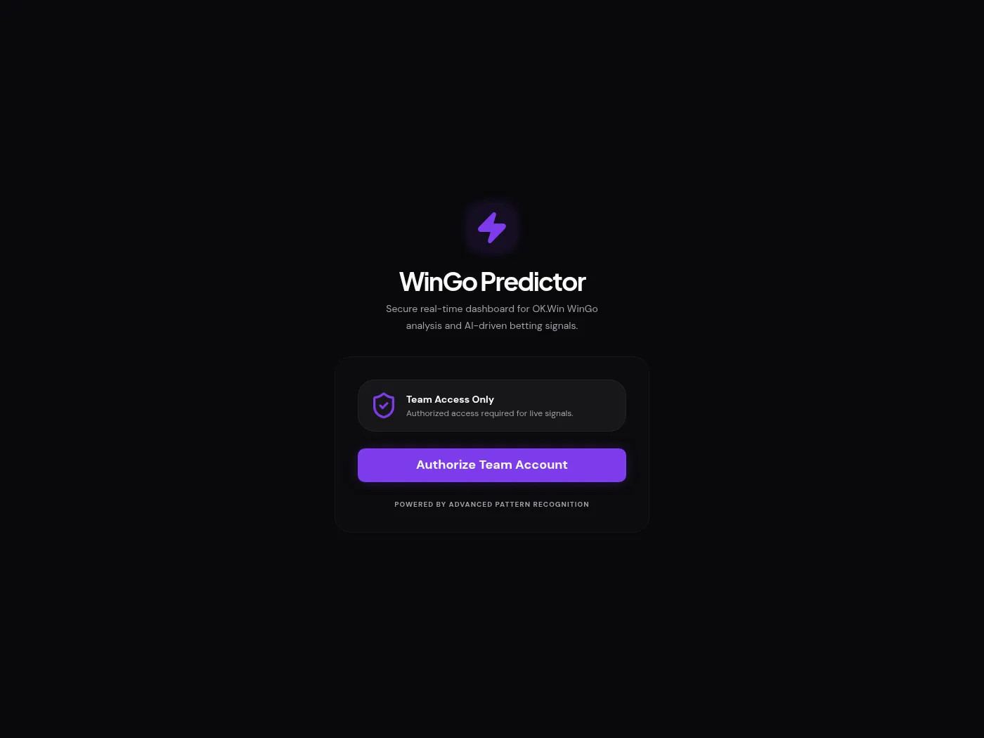 WinGo Live Predictor
