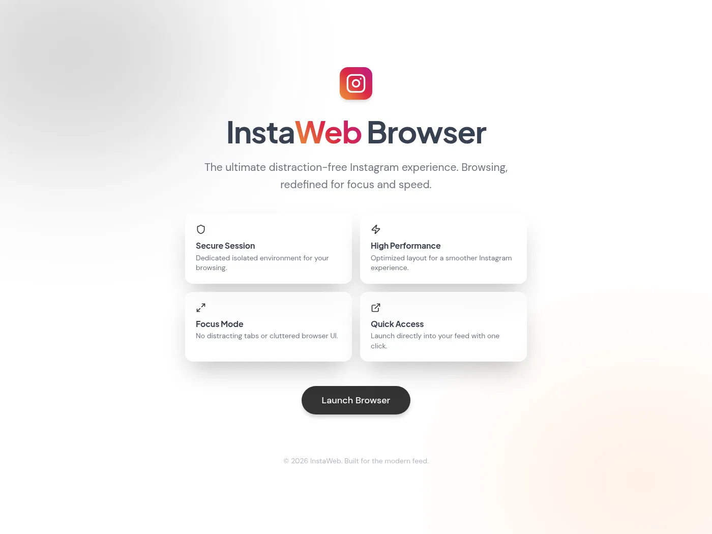 InstaWeb Browser
