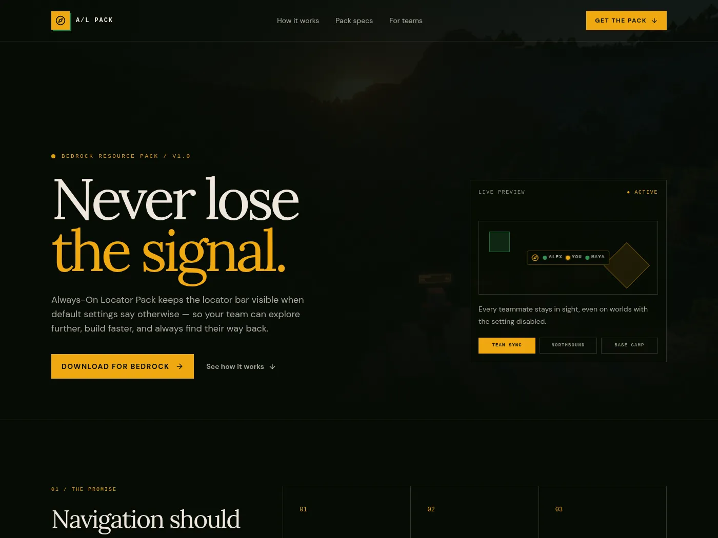 Always-On Locator Pack