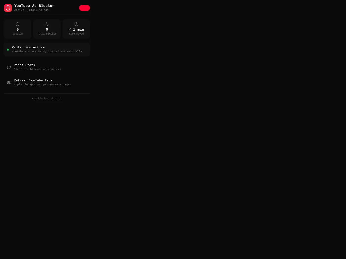 YouTube Ad Blocker Extension