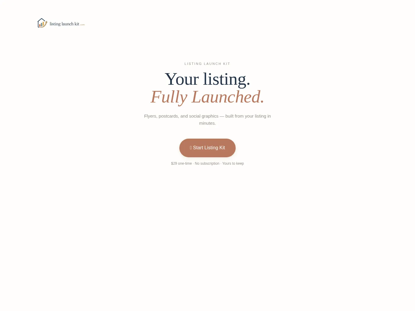 Listing Launch Kit