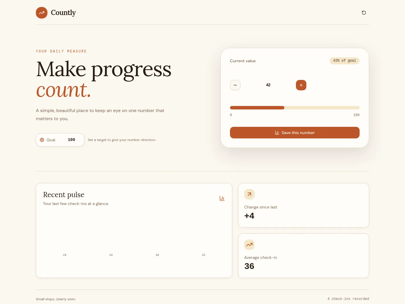 Number Tracker