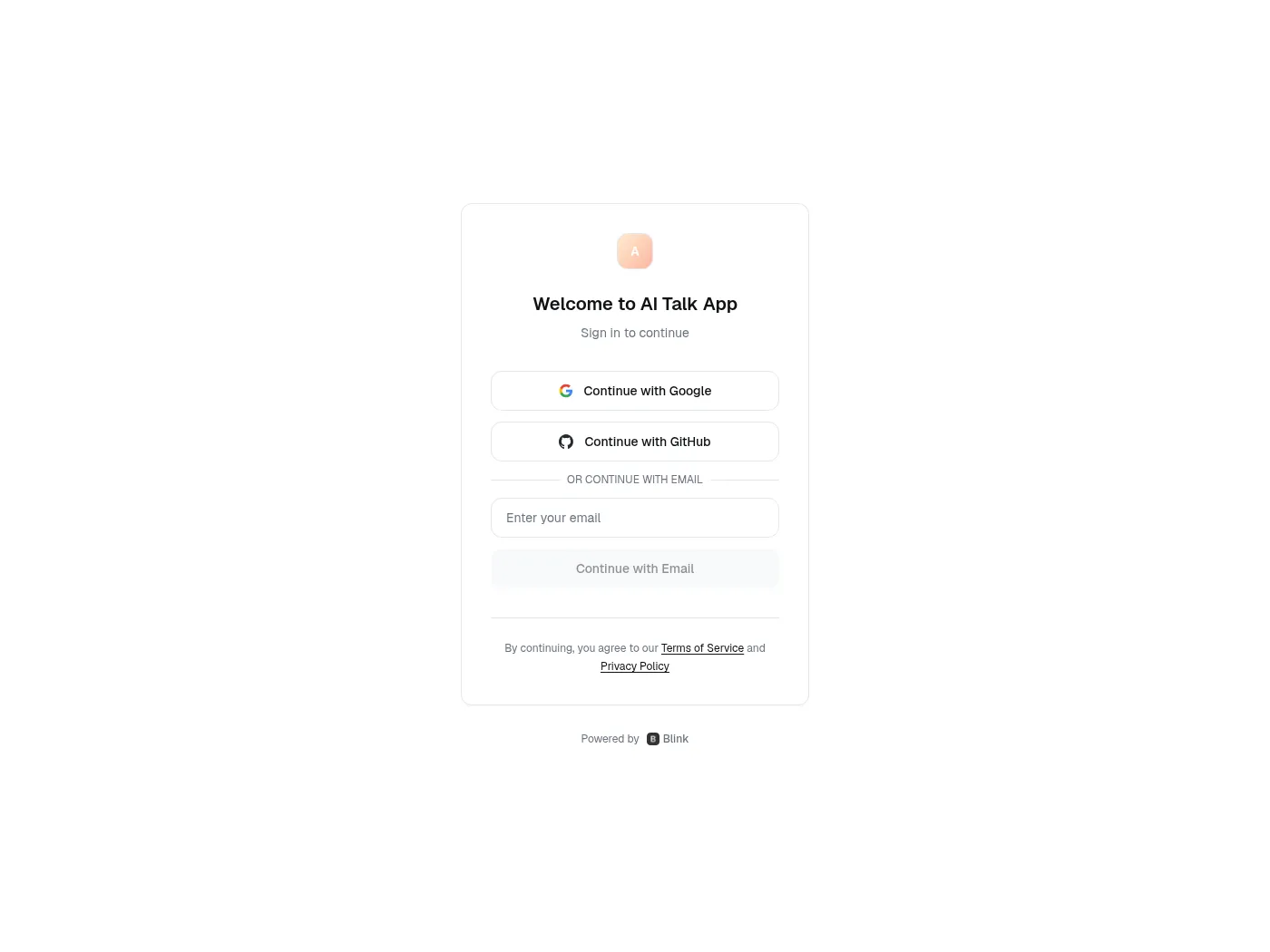 AI Talk App