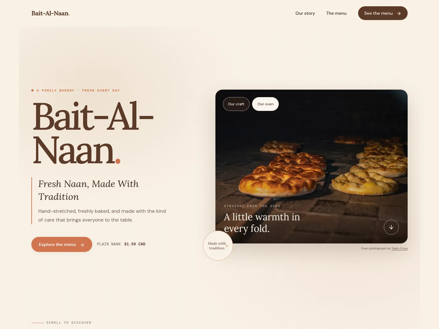 Bait‑Al‑Naan Bakery Site